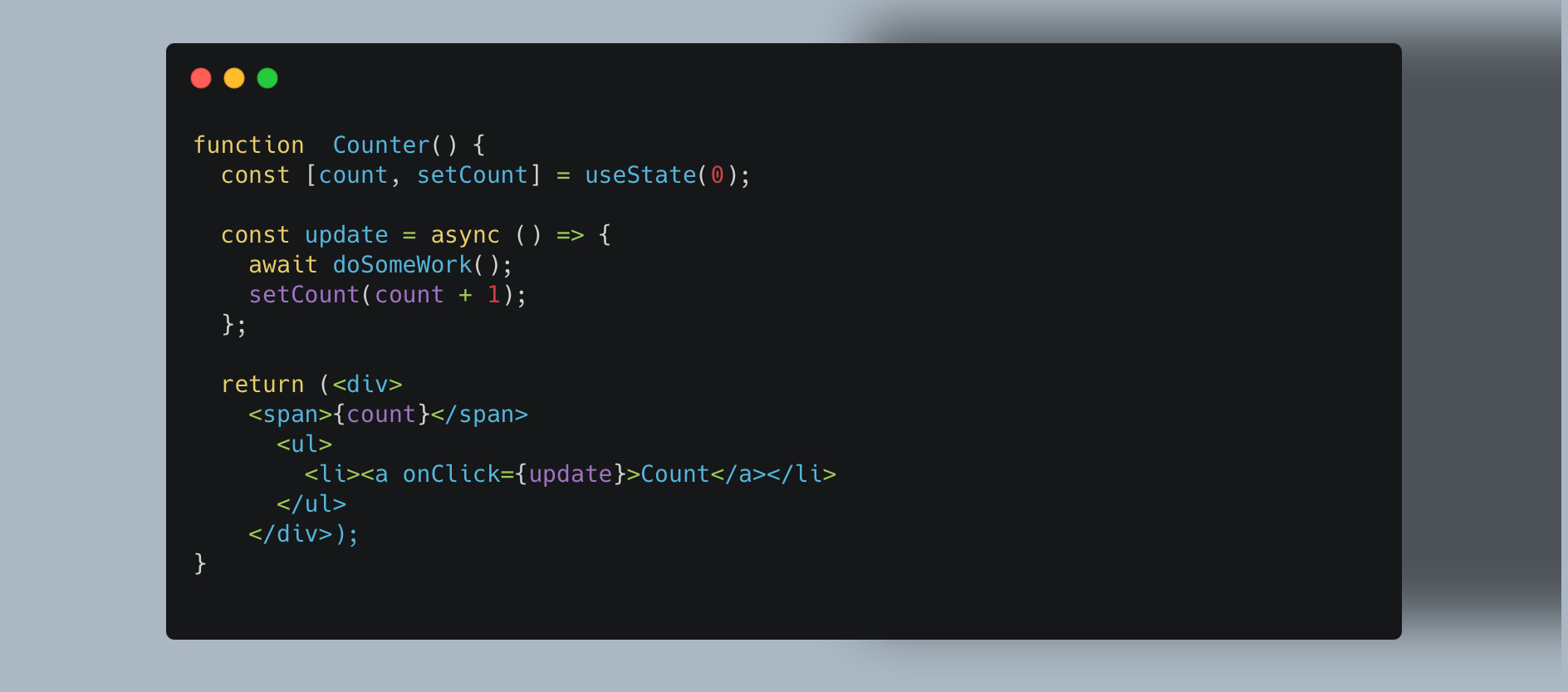 Why Does The Usestate Setter Accept A Function As Argument And When Should I Use It